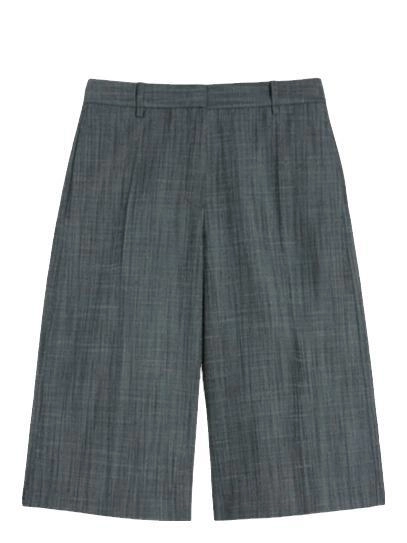 JIL SANDER Pressed Creased Shorts - Deep Sky