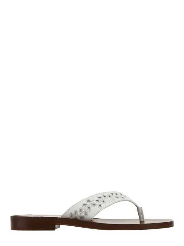 Chloé X Eres Flat Thong Slippers - Brown