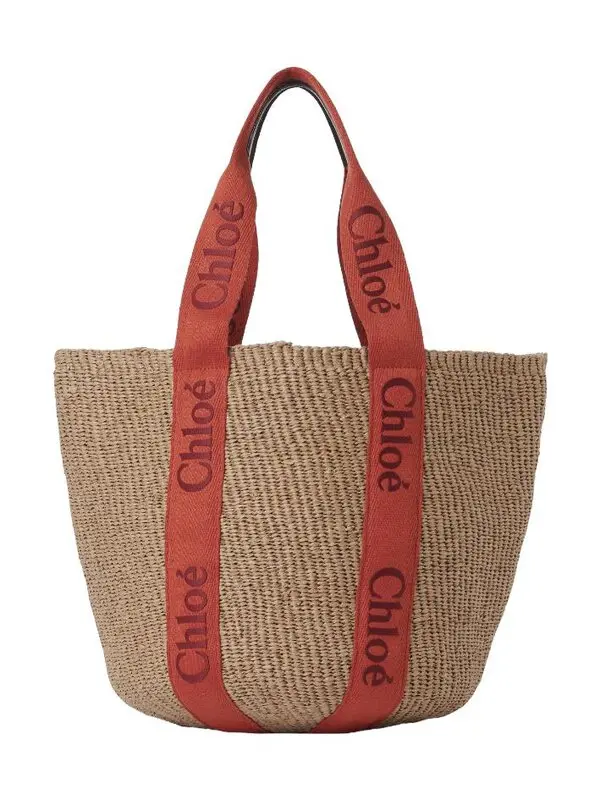 Chloé Woody Tote - Brown