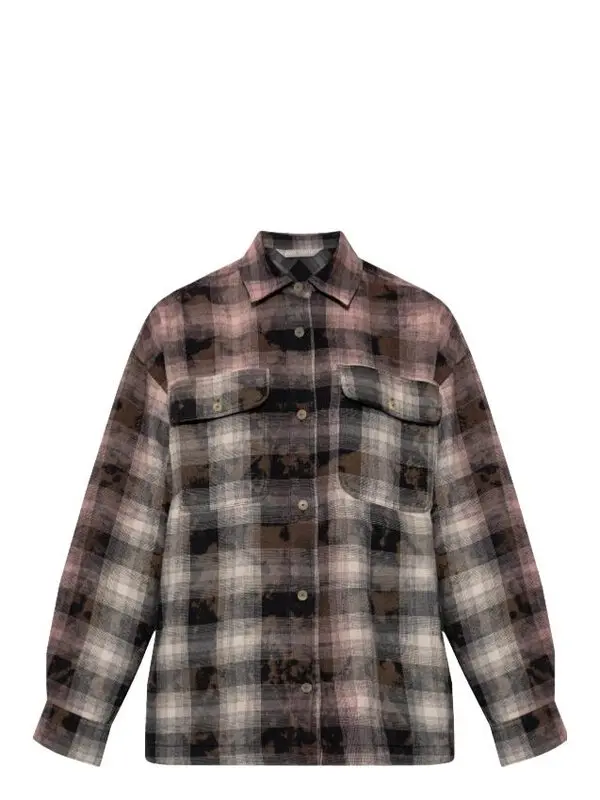 Palm Angels Checked Pattern Shirt - Multi-color