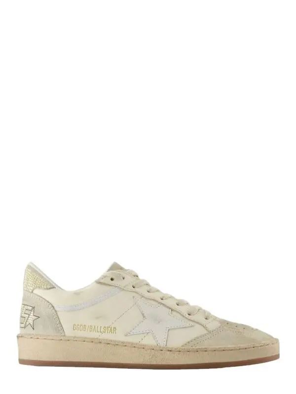 GOLDEN GOOSE Ballstar Lace-up Sneakers - Nude