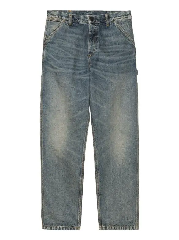 Carhartt Work In Progress Single Knee Jeans - Blue