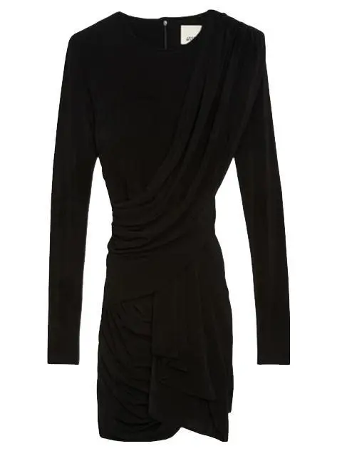 Isabel Marant Étoile Georgia Draped Dress - Black