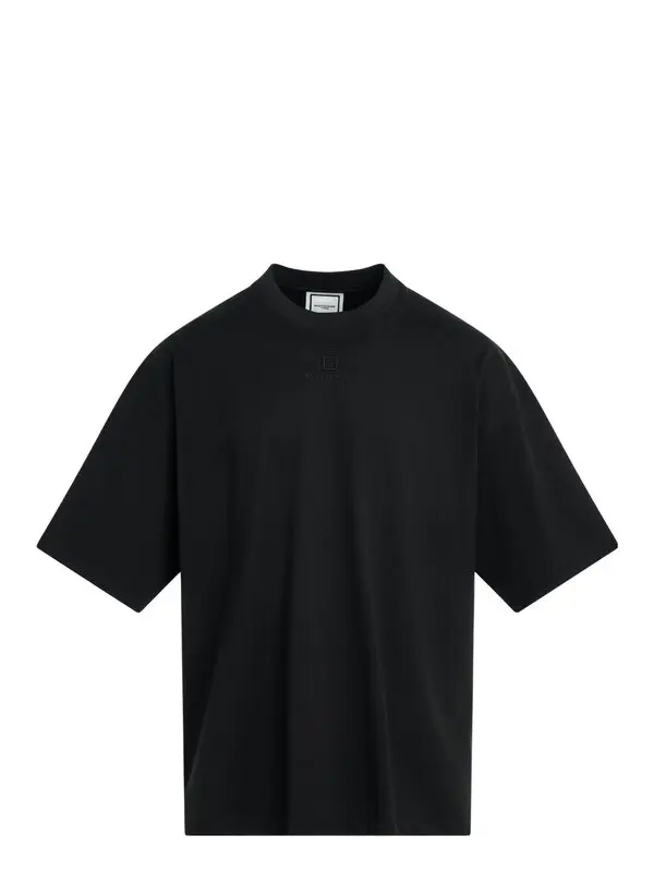 WOOYOUNGMI Logo-embroidered Cotton T-shirt - Black