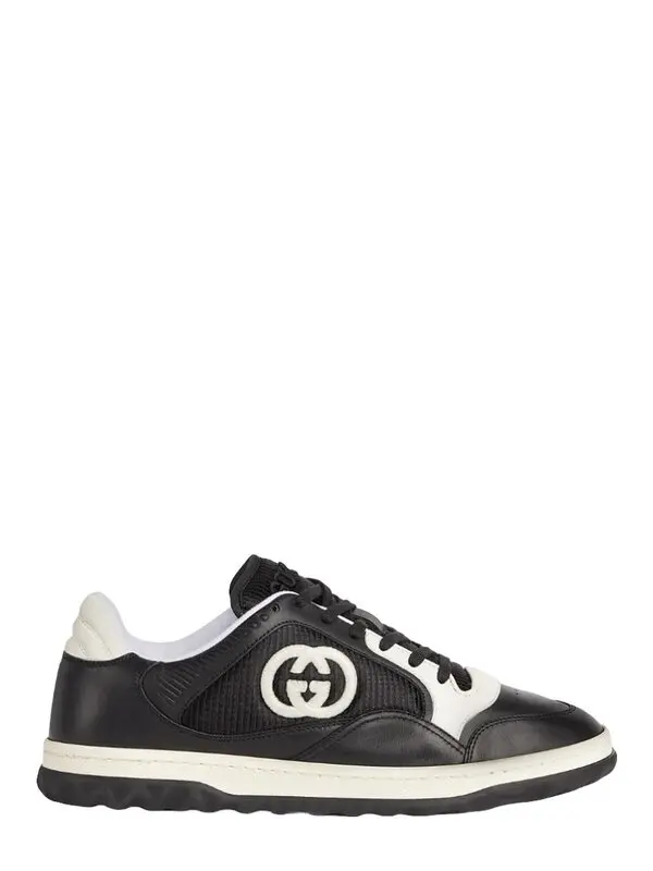 Gucci Double G Logo Low-top Sneakers - Black