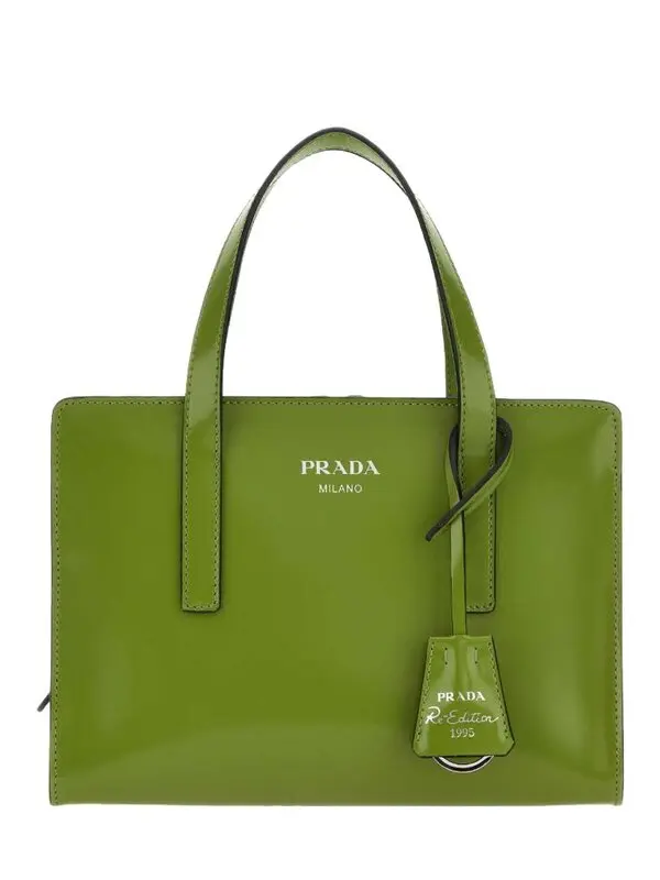 Prada Re-edition 1995 Series Leather Handbag - Green