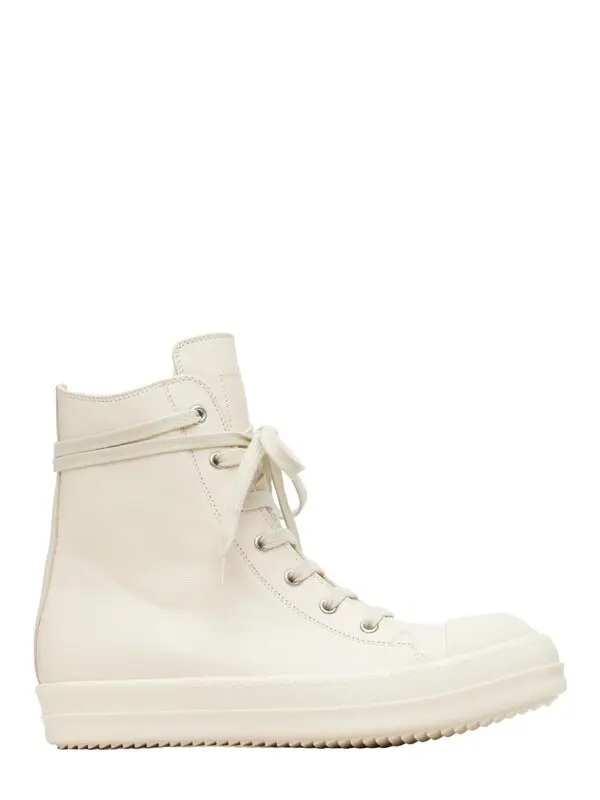 Rick Owens Lace-up High-top Sneakers - Opalescent/opalescent/opalescent