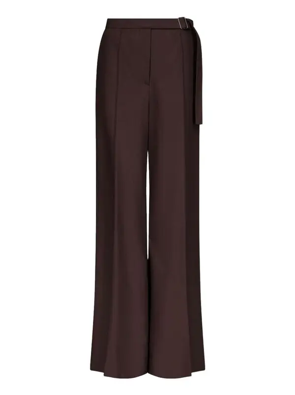Loulou De Saison Belted Wide-leg Trousers - Black