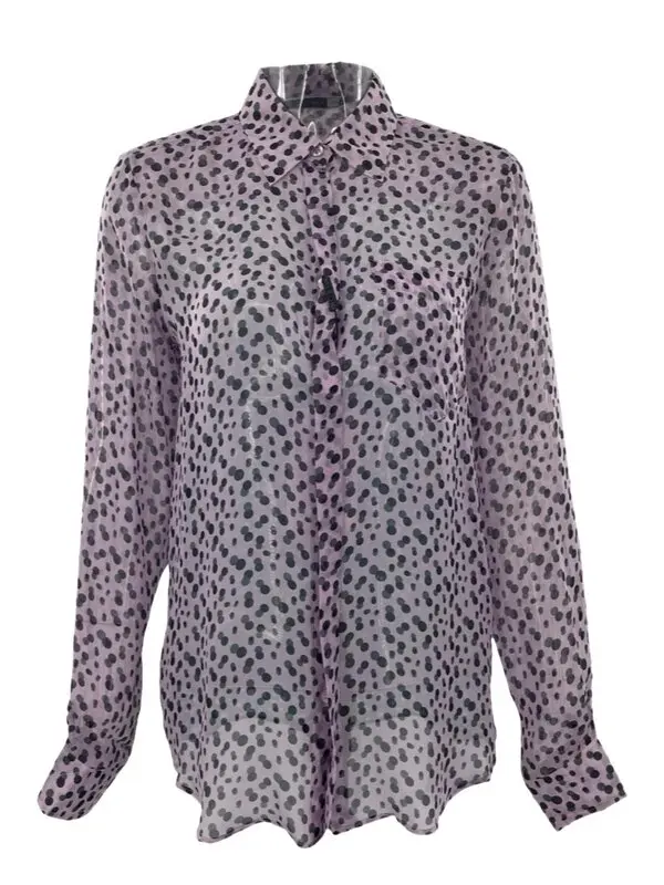 Sportmax Long Sleeve Button-up Shirt - Gray