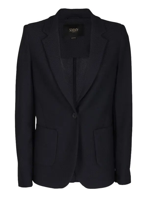Seventy Logo Blazer - Black