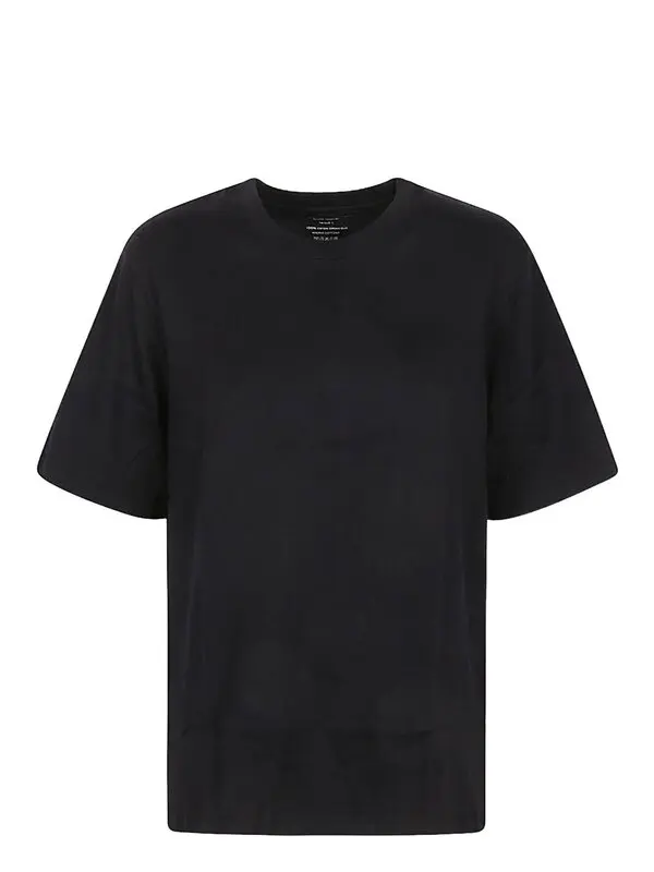 Majestic Filatures Item O-neck Short-sleeved T-shirt - Black
