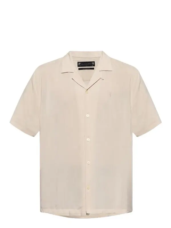 ALLSAINTS Relaxed Fit Button-up Shirt - Nude