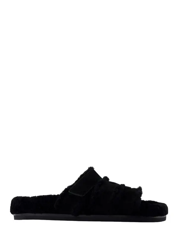 Tory Burch Strap Slip-on Slides - Black