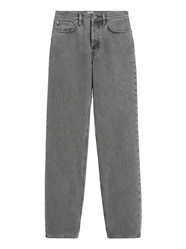 TOTEME Mid-rise Straight-leg Jeans - Medium Gray