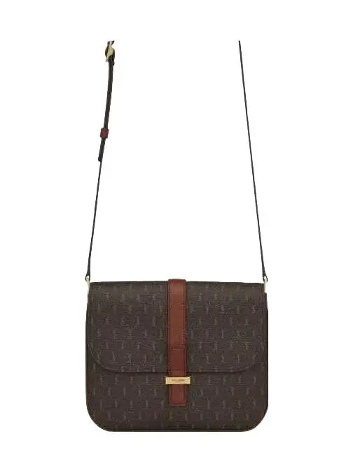 Saint Laurent Le Monogramme Crossbody Bag - Brown