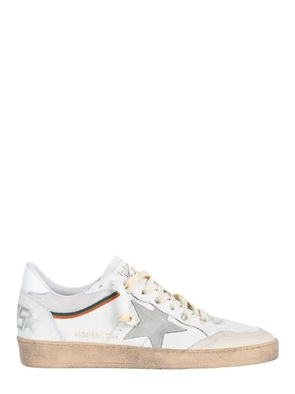 GOLDEN GOOSE Ballstar Low-top Sneakers - White/beige