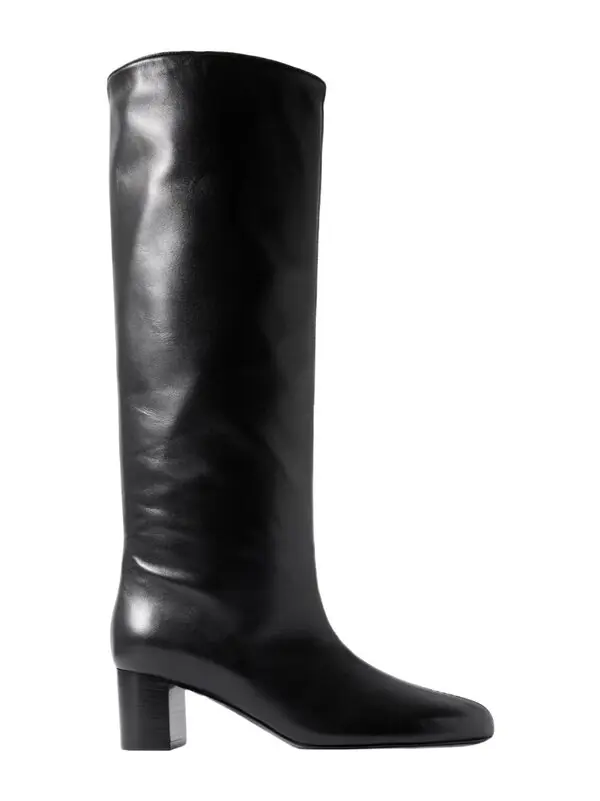 TOTEME Downtown Nappa Knee-high Boots - Black