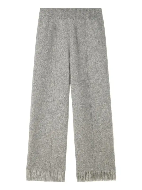 Alanui Finest Fringed Hem Trousers - Cocoa Ash
