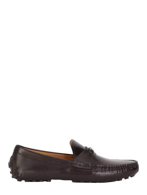 FERRAGAMO Gancini Loafers - Black