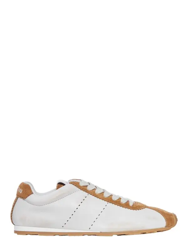 Miu Miu Two-toned Sneakers - White
