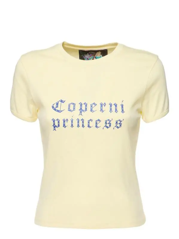 Coperni Short Sleeve T-shirt - Nude