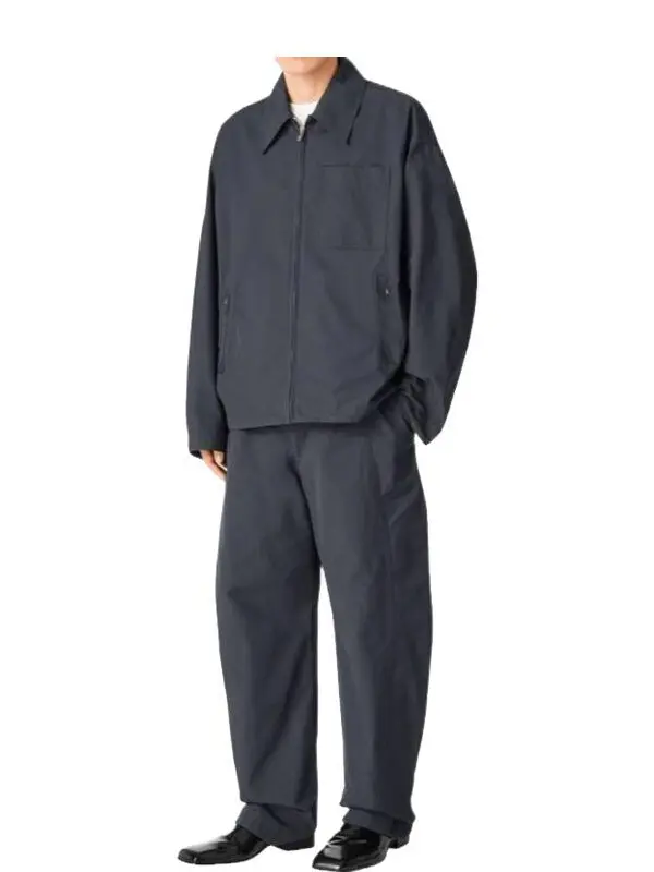 Bottega Veneta Resinated Cotton Blouson Jacket - Vulcano