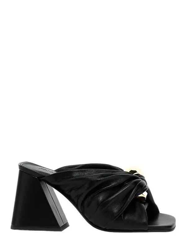 J.W.ANDERSON Chain Detail High-heeled Sandals - Black