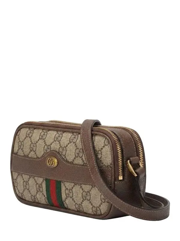 Gucci Ophidia Mini Gg Shoulder Bag - Beige/ebony