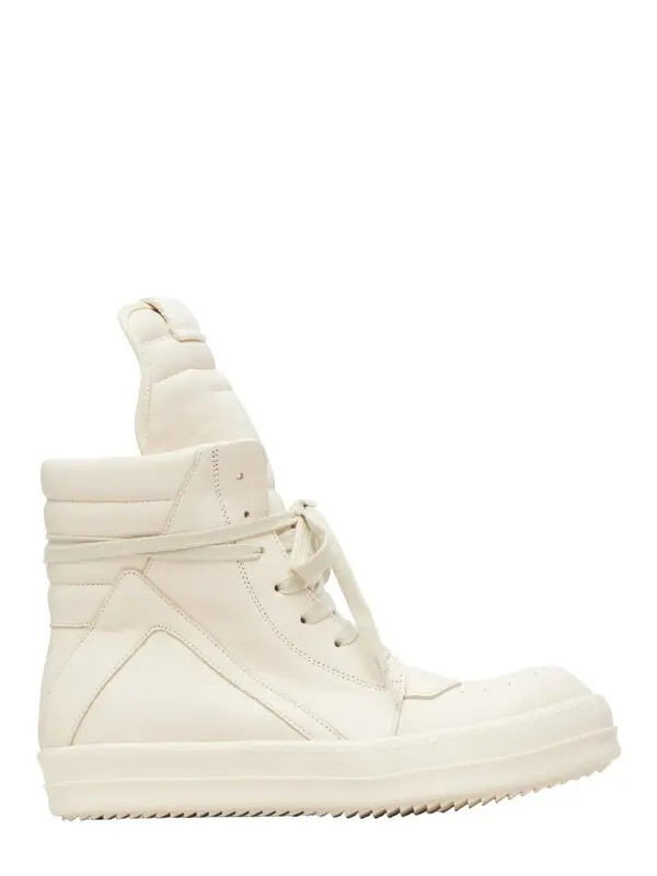 Rick Owens Lace-up High-top Casual Sneakers - Opalescent/opalescent/opalescent