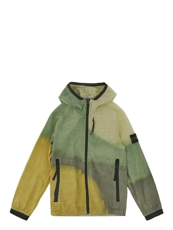 Stone Island Garment-dyed Hooded Jacket - Yellow