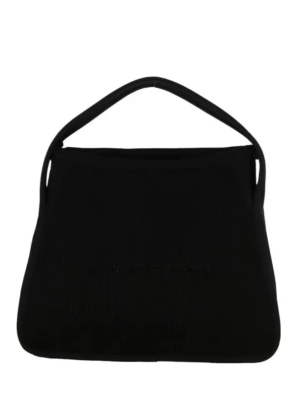 Alexander Wang Ryan Ribbed Knit Large Tote Bag - Black
