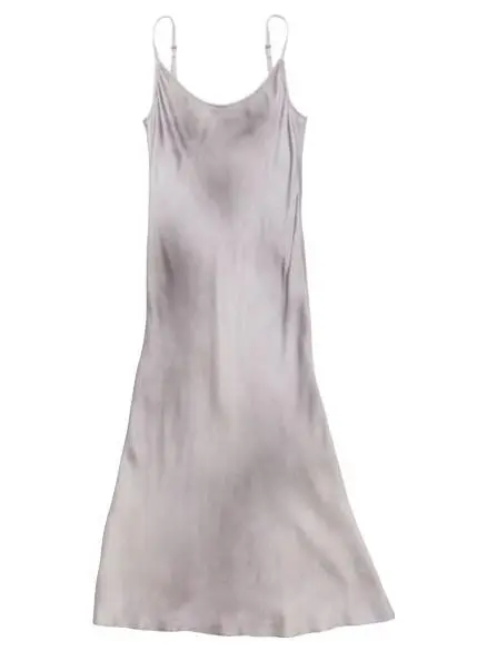 Acne Studios Faded Effect Midi Dress - Flower Gray