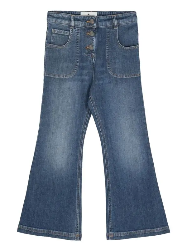 Etro High-rise Flared Jeans - Blue