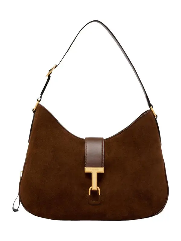 TOM FORD Monarch Medium Shoulder Bag - Brown