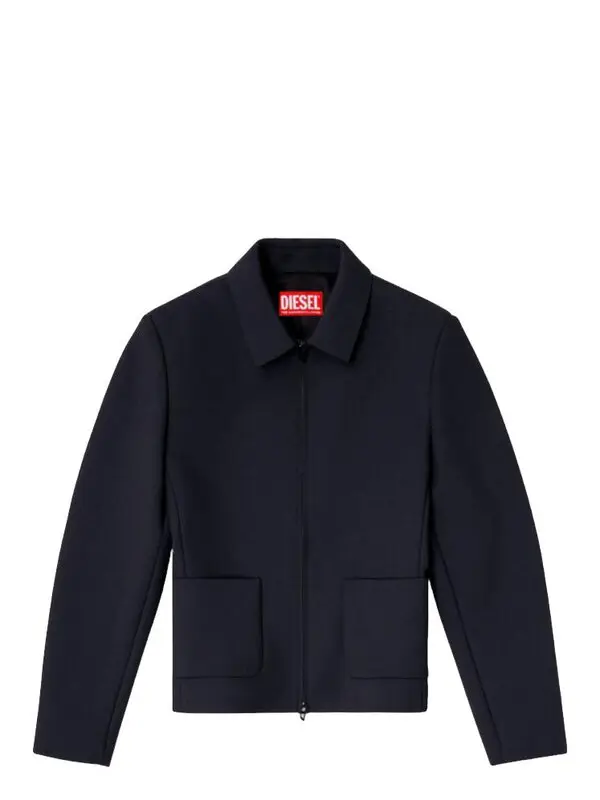 DIESEL® Zip-front Pocket Jacket - Dark Blue
