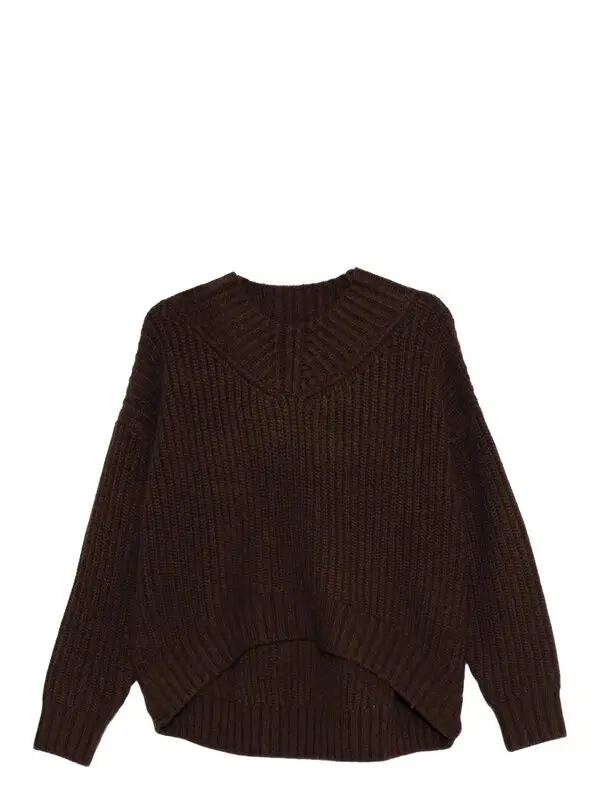 Staud Ribbed V-neck Sweater - Eartearth