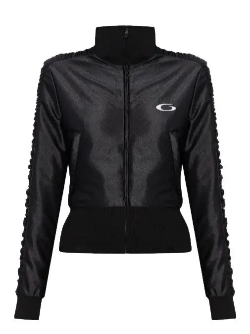 Balenciaga Ruched Sleeve Jacket - Black