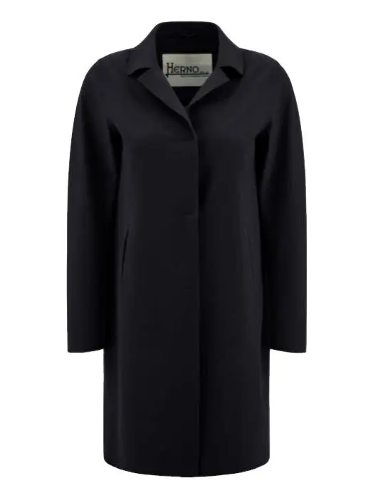 Herno Single-breasted Coat - Black