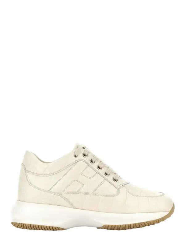 Hogan Interactive Sneakers - Ivory White
