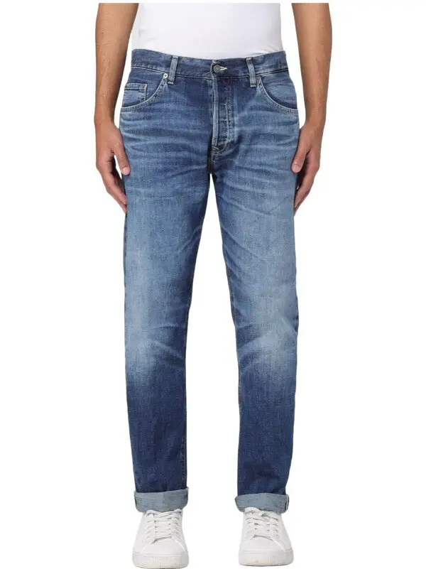 DONDUP Belt Ring Denim Trousers - Blue