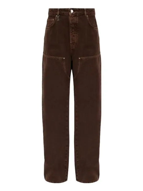 Amiri Logo-charm Jeans - Black