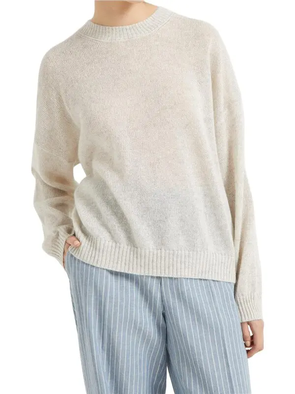Brunello Cucinelli Crewneck Jumper - White