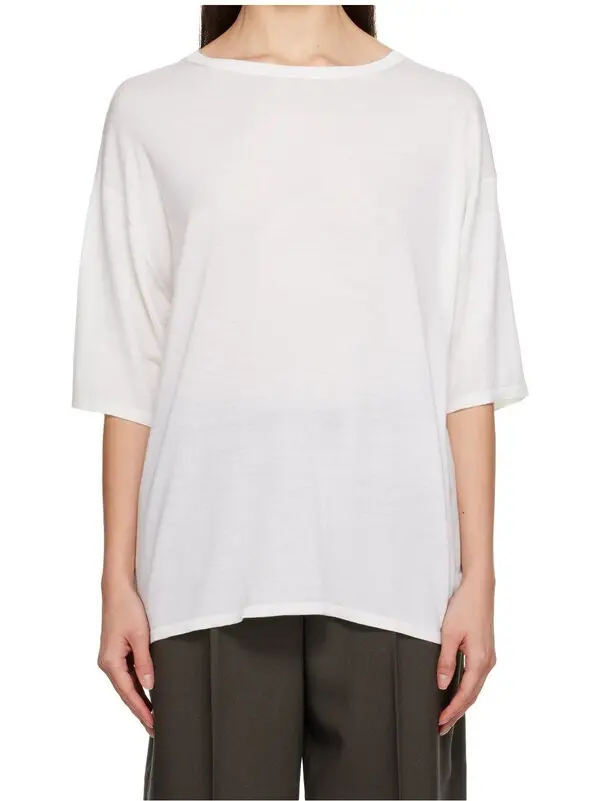 TOTEME Longline T-shirt - White