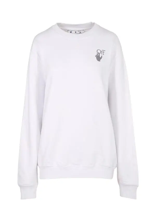 Off-White Arrows Print Sweatshirt - White