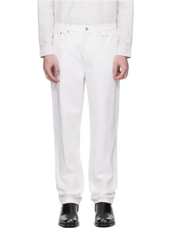 A.p.c. Straight-leg Trousers - Off White
