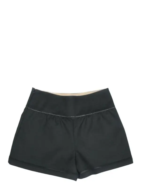 Red Valentino Straight Shorts - Black