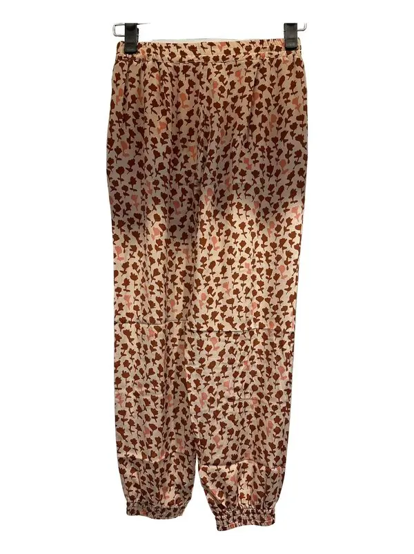 Max Mara Printed Elastic Waist Trousers - Brown