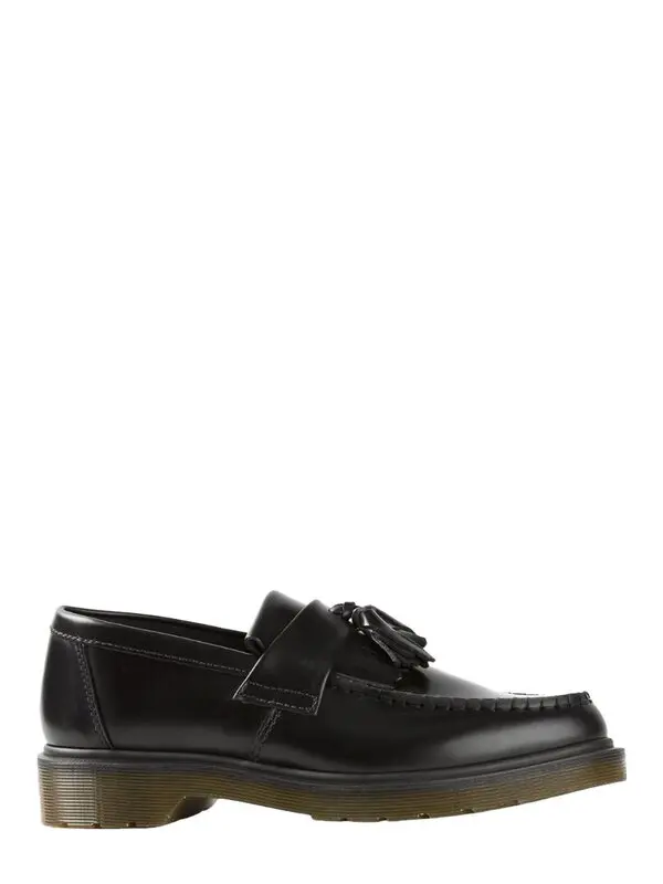 Dr. Martens Adrian Tassel Detailed Round Toe Loafers - Black