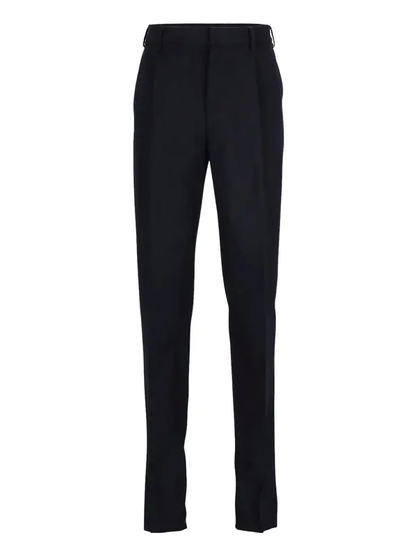 Givenchy Relaxed Fit Flannel Trousers - Black