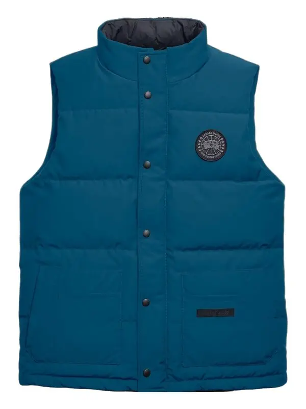 Canada Goose Label Down Vest - Wei Blue